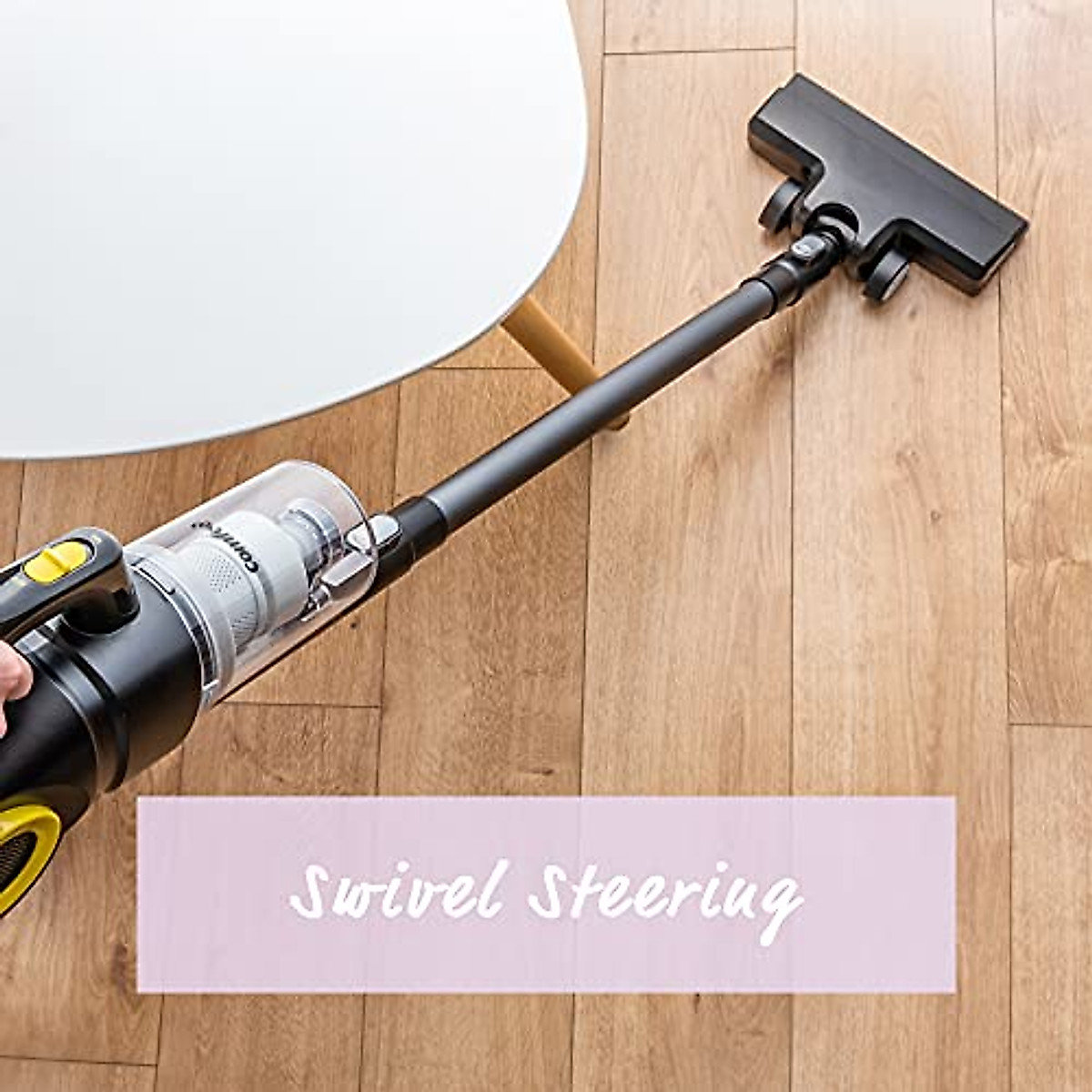 COMFEE' 20S 3 in 1 Lightweight Stick Vacuum Cleaner, Powerful Suction Corded Handheld Vac for Pet Hair, Black