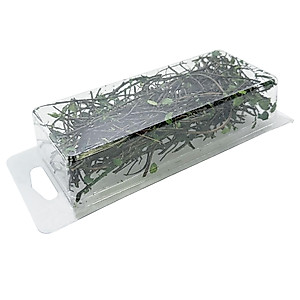 Woohome Model Scenery Leaf, 1 PCS Realistic Miniature Leaves Simulation Leaves with Tweezers for Train Landscape Railway Artificial Grass Modeling