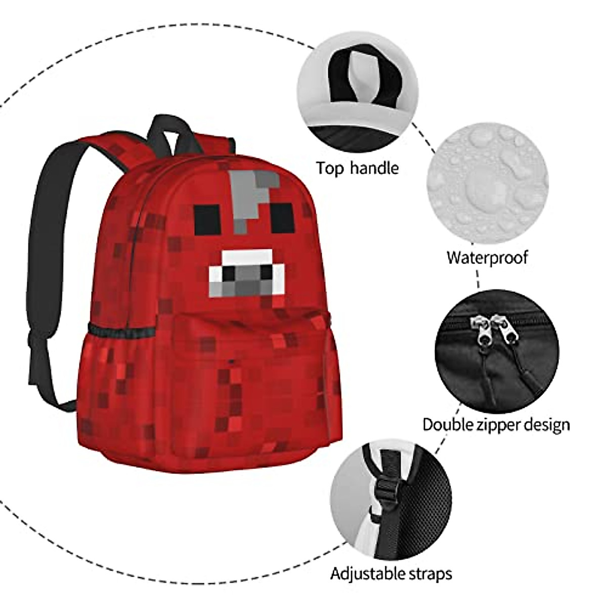 DWINI Kids Backpacks for Girls 16 Inch Cute Cat Backpack for Boys Kawaii Light School Backpack for Preschool Elementary Kindergarten Large Capacity