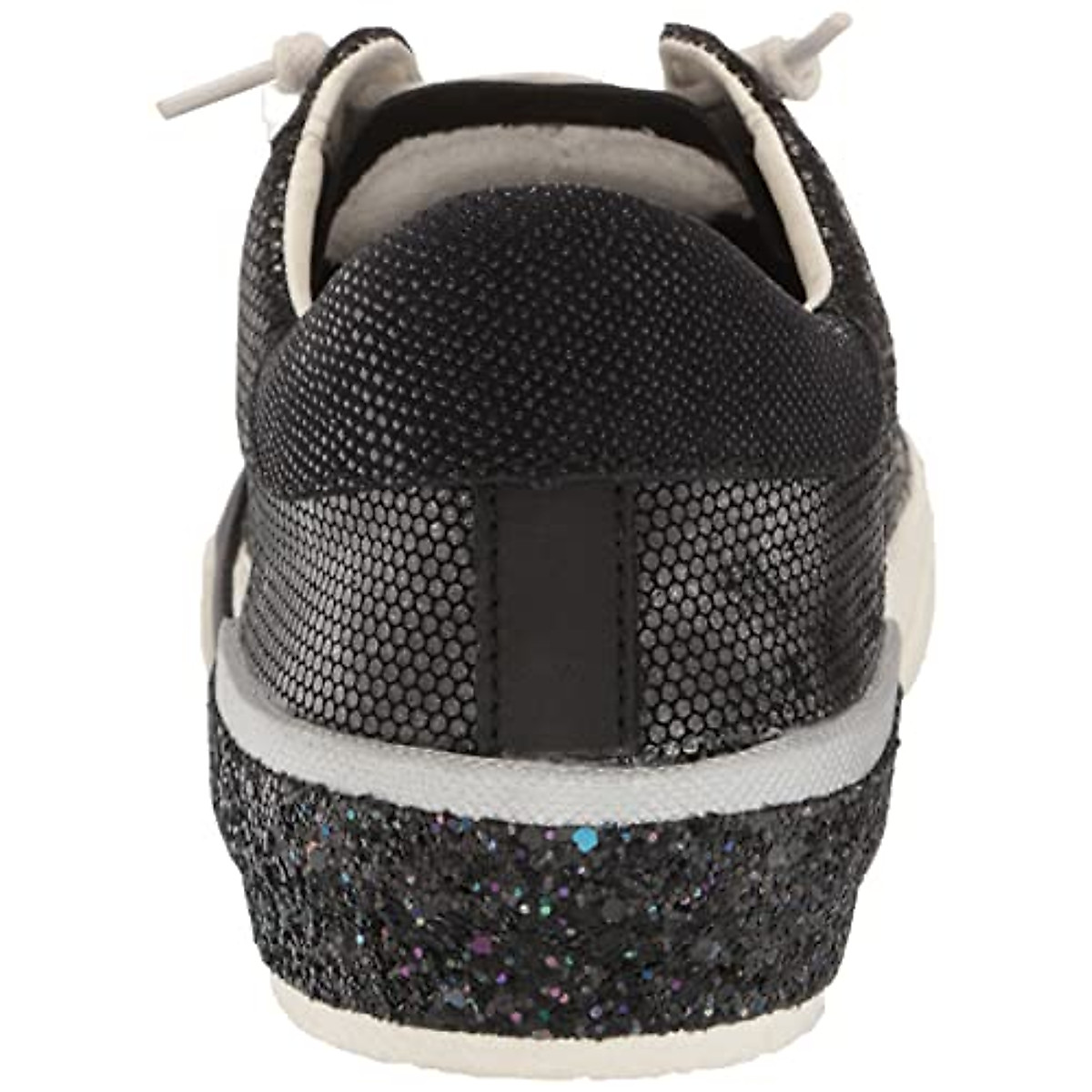 Dolce Vita Women's Zina Sneaker, Gunmetal Leather, 8.5