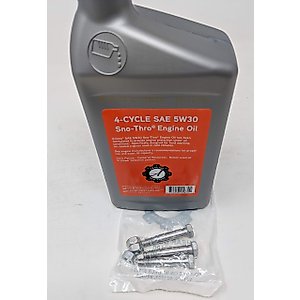 Ariens Deluxe Snowblower 3-Pack Shear Bolt and SAE 5W-30 Sno-Thro Engine Oil