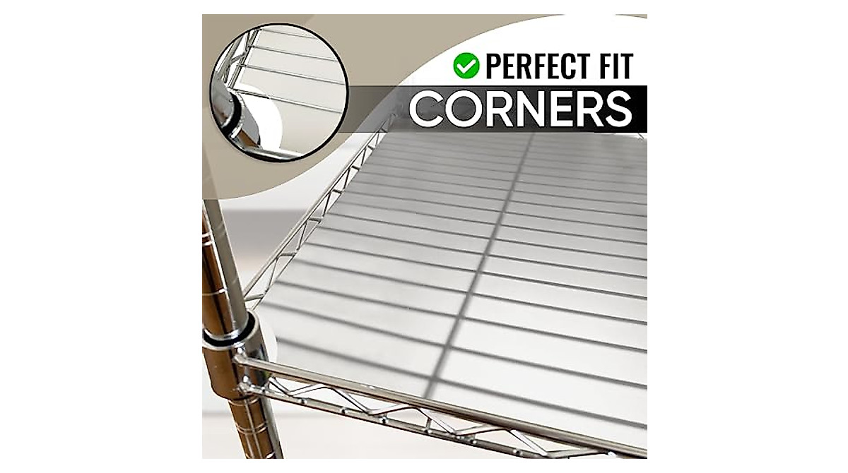DUALSO Wire Shelf Liner Set - Durable & Waterproof