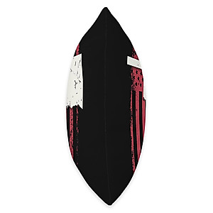 Oklahoma State Map USA Throw Pillow, 16x16, Multicolor