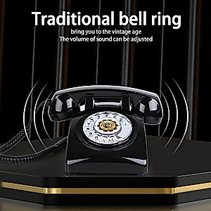 Rotary Dial Telephones Sangyn 1960'S Classic Old Style Retro Landline Desk Telephone