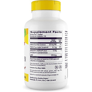 Healthy Origins Triple Strength Astaxanthin (Complex), 12 mg - Supports Heart Health, Immune System & Joint Health - Gluten-Free Supplement - 150 Softgels