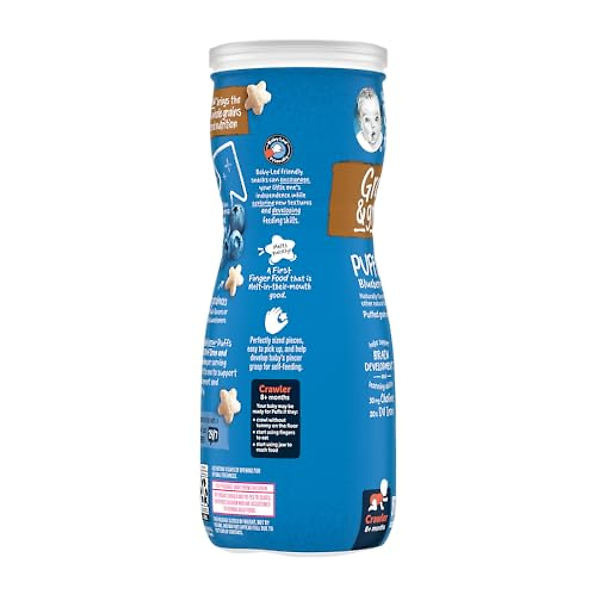 Gerber Blueberry Puffs Baby Food, 1.48 Oz