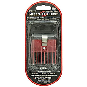 Speed-O-Guide SPG0517 Clipper Comb, Red