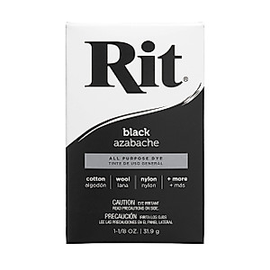 Rit Dye Powdered Fabric Dye, Black
