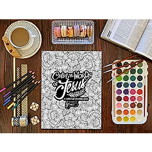Color the Words of Jesus: A Christian Coloring Book