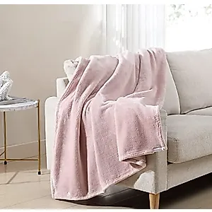Stassie Home – Luxurious Throw Blanket – 500 GSM – Heavyweight Plush – Supreme Softness – 50” x 70” (Blush)