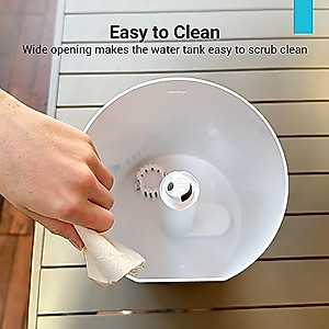 Livatro 4L Top Fill Humidifiers for Bedroom Large Room Nursery, Cool Mist Humidifier With Ultrasonic Quiet, Auto Shut-off and Easy to Clean, Last up to 40 Hours, White