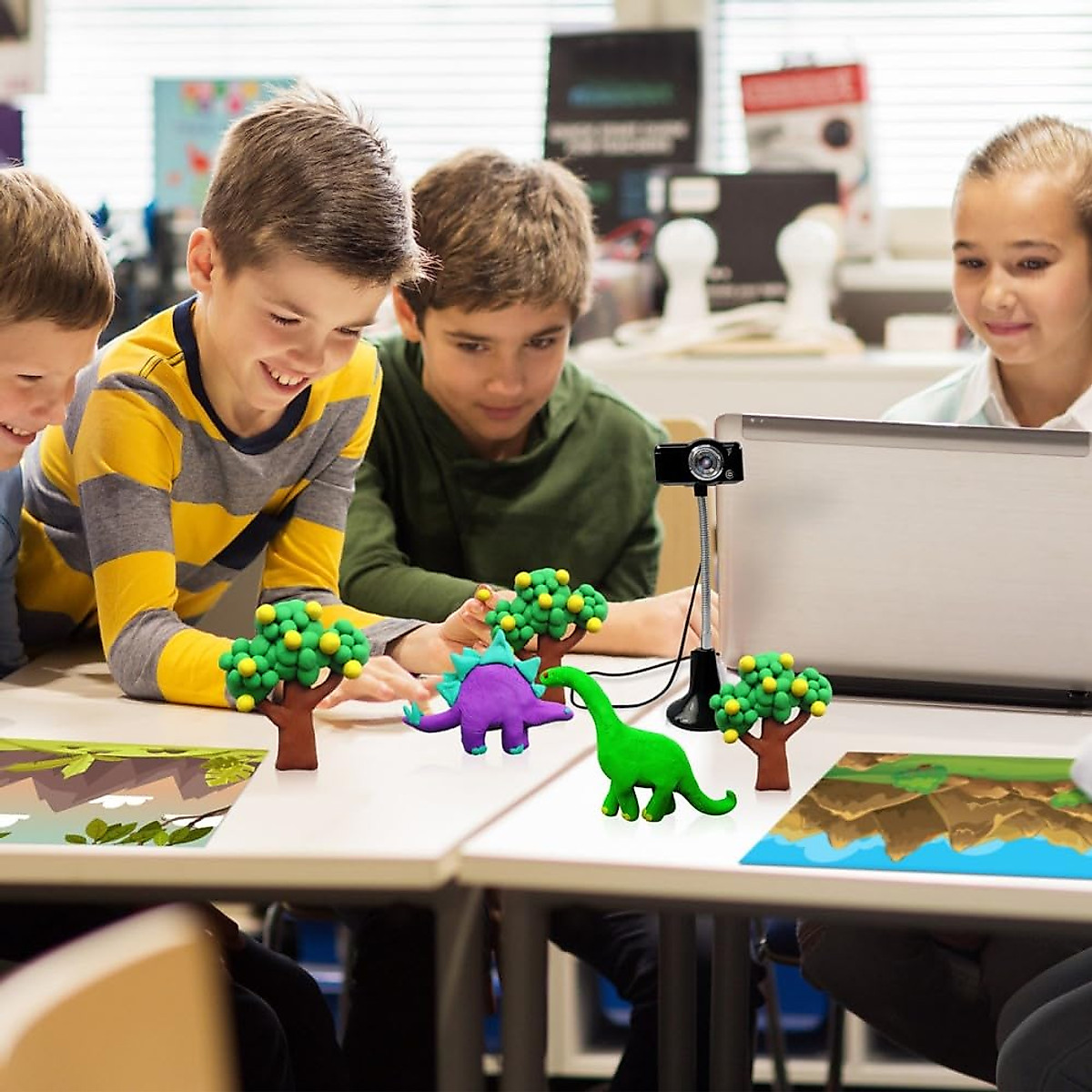 HamiltonBuhl STEAM-CP2 STEAM/STEM Content Producer's Kit #2, Includes: (1) Animation Studio Kit (ANI-KIT) and (1) 3Doodler EDU 6-Pen Classroom Learning Pack