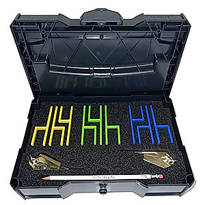 U-Scribe Jig Systainer Edition - Woodworking & Carpentry Jigs Set with tool box and accessories - Scribe Like a Pro and Mark Perfect Scribe Lines