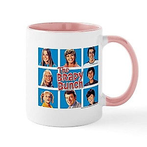 CafePress The Brady Bunch Grid Mug Ceramic Coffee Mug, Tea Cup 11 oz