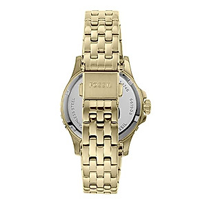 Fossil Women's FB-01 Quartz Stainless Steel Three-Hand Watch, Color: Gold (Model: ES4746)