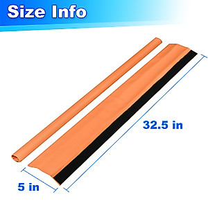 Cosmos 2 Pcs Swing Chain Cover Swing Chain Handle Grip Sleeve for Playground Swingset Accessories, Chain Cover Grip Sleeve for Porch Swings Barrier Chain in Garden Backyard Patio Outdoor (Orange)