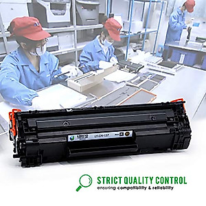 LINKYO Compatible Toner Cartridge Replacement for Canon 137 9435B001AA (Black)