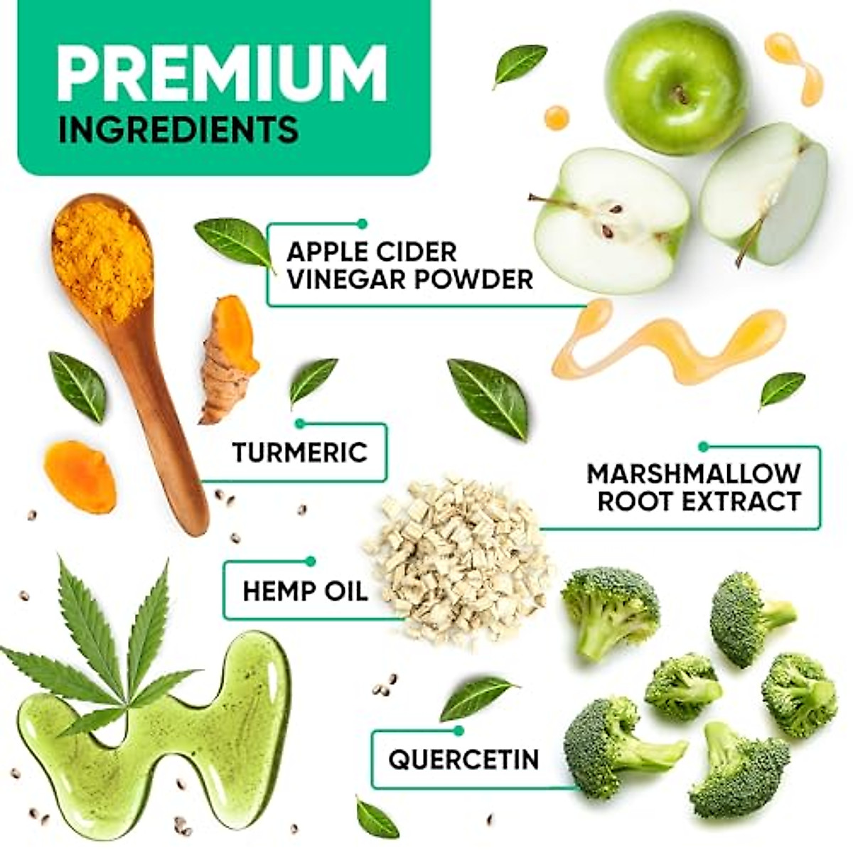 Natural Dog Allergy Chews with Omega, Probiotics, Apple Cider Vinegar - Dog Allergy Relief Supplement - Helps with Hot Spots, Itchy Skin, Seasonal and Food Dog Allergies - 180 Allergy Chews for Dogs