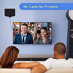 TV Antenna,Amplified HD Indoor Digital HDTV Antenna 200+Miles Range Antenna, Support 4K 1080p and All TVs,13.2ft Coaxial Cable, All Old Tv for Local Channels