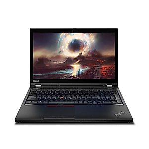 Lenovo ThinkPad P53 Workstation Laptop,15.6'' FHD IPS Display, Intel Hexa Core i7-9850, 16GB DDR4 RAM 512GB PCIe NVMe SSD NVIDIA Quadro T1000, Backlit Keyboard, Fingerprint, Windows 10 Pro (Renewed)