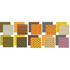 Construction 12X12 Scrapbook Paper Assortment - 10 Sheets