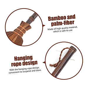 1pc Children's Broom Housewarming Sweeping Broom Brooms for Sweeping Lobby Broom Woven Threads Broom Broomcorn Broom Coconut Palm Broom Rustic Broom Mini Baby Stick