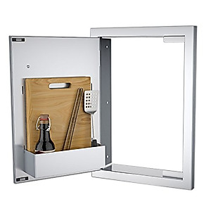 Sunstone B-DV1521 Raised Doors for Stone Island with Shelf, 15 by 21-Inch