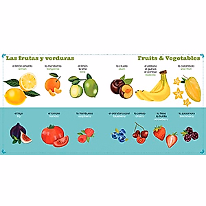 Tons of Palabras: Comida: An English & Spanish Book for kids to help them learn how words from those languages can be used each day.