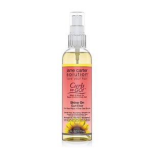 Jane Carter Solution Curls to Go Shine On Curl Elixir (6oz) - Nourishing, Reduce Frizz