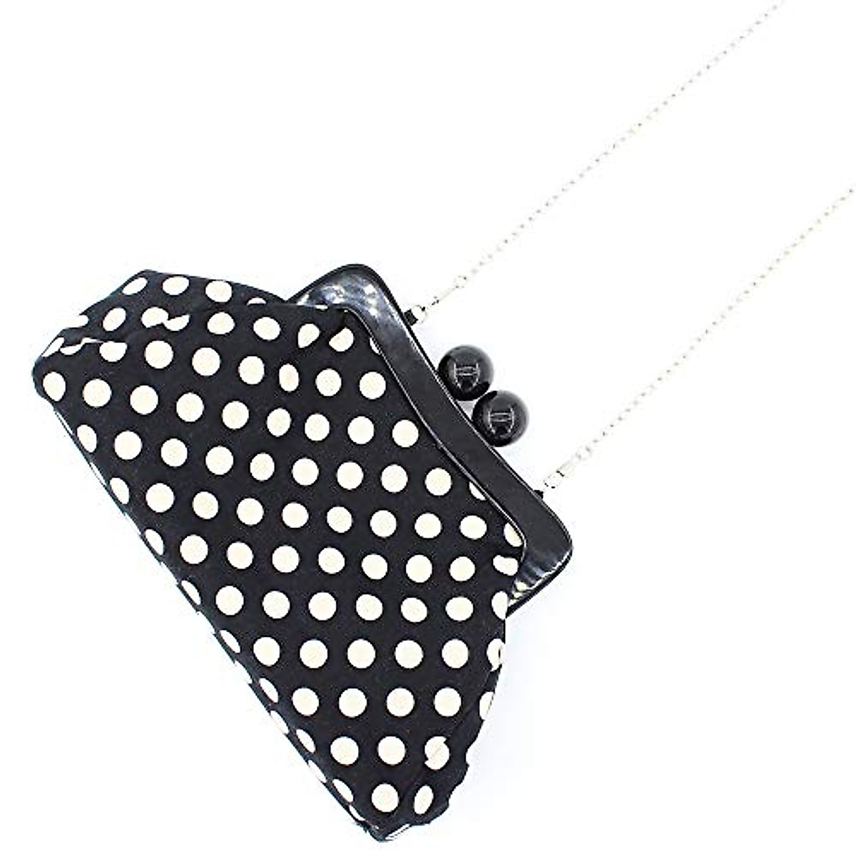 Menurra Polka Dot Evening Bag Clutch Purse for Women Wedding Party Handbag Cocktail Bag