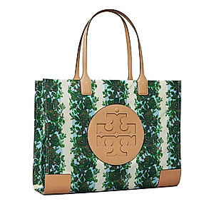 Tory Burch Women's Ella Printed Tote, Rayure Fleurie, One Size
