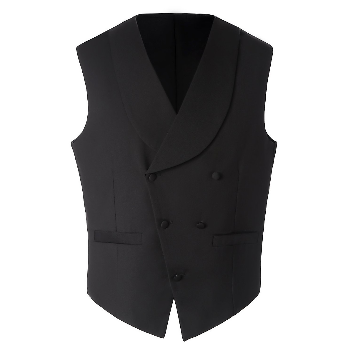 Lilis® Mens Premium Tail Tuexdo 3 Pieces Suit Tailcoat Jacket Tux Vest & Trousers Black