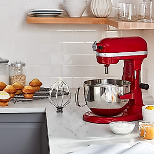KitchenAid KP26M1XER 6 Qt. Professional 600 Series Bowl-Lift Stand Mixer - Empire Red