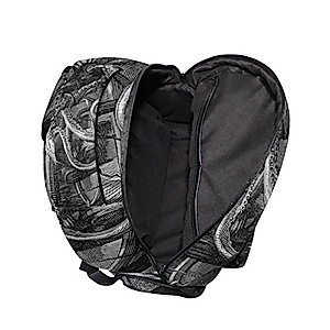 ZZKKO Sea Monster Kraken Black and White Boys Girls School Computer Backpacks Book Bag Travel Hiking Camping Daypack