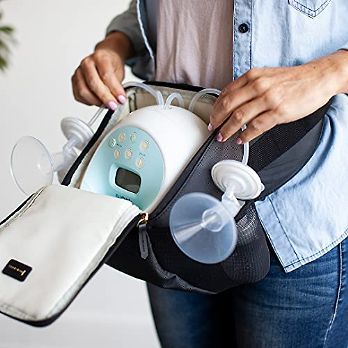 Idaho Jones Wearable Breast Pump Bag | Pump-A-Porter Portable Breast Pump Bag for Work | Spectra Pump Bag | Hands Free Breast Pump Bag Turns Electric Breast Pump Into Wearable Breast Pump