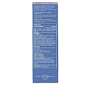 Neutrogena T/Sal Therapeutic Shampoo for Scalp Build-Up Control with Salicylic Acid, Scalp Treatment for Dandruff, Scalp Psoriasis & Seborrheic Dermatitis Relief, 4.5 fl. oz