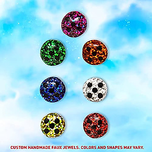 UPD Miraculous Ladybug Lucky Jewels Charm Bracelet, Necklace, Dangle & More! (Blind Box) - Collect All 68 Gems!