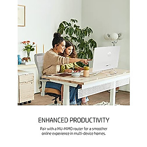 P 27” All-in-One Desktop, AMD Ryzen 3 5300U, 8 GB RAM, 256 GB SSD, Full HD IPS Micro-Edge Display, Windows 11 Home, 4 USB Ports, Pop-up Privacy Camera, Dual Mics, Keyboard and Mouse (27-cb0030, 2021)