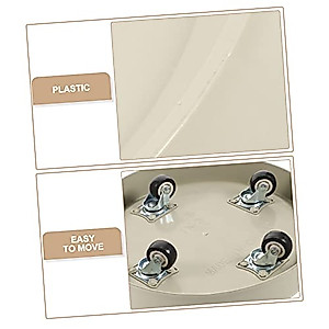 GANAZONO Mobile Flowerpot Vase Caddy Plant Stand with Wheels Plant with Wheels Square Tray Plastic Pallets for Outside Plastic Flower Pots Flower Pot Mover Rolling Plant Stand Plant Trays