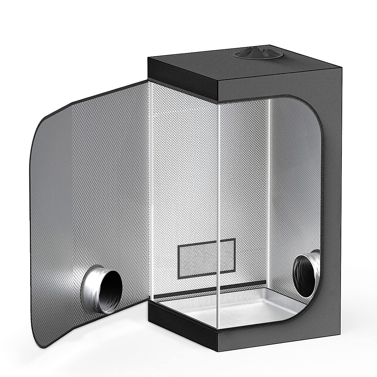 TopoLite 24"x24"x48" Grow Tent Garden Growing Dark Room with Heavy Duty Reflective Mylar for Indoor Growing 2'x2'