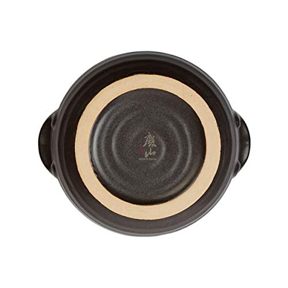 Crazy Korean Cooking Korean Stone Bowl (Dolsot), Sizzling Hot Pot for Bibimbap and Soup - Premium Ceramic (Large with Lid)