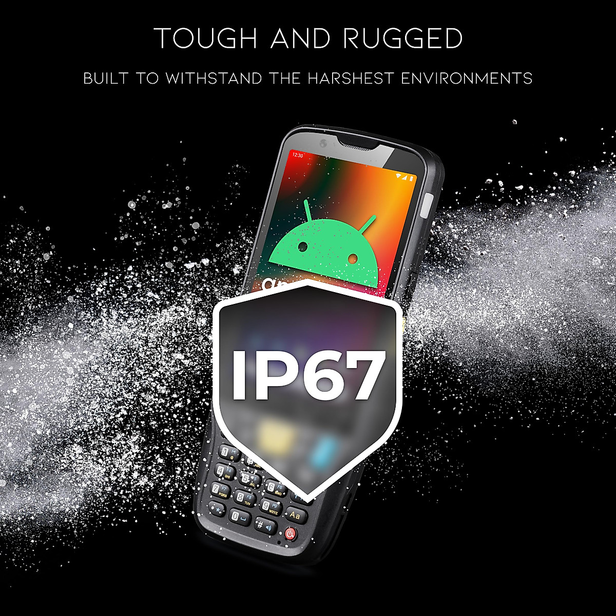 Chainway MC62 Wireless Android Barcode Scanner Handheld with Integrated Zebra 2D/1D/QR Code Reader, Android 13, Google Play, WiFi, NFC, GPS, Bluetooth, Keypad, for Inventory Scanning (Build Your Own)