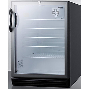 Summit SCR600BGLADA 24"" ADA Compliant Commercially Approved Compact Beverage Center with 5.5 cu. ft. Capacity
