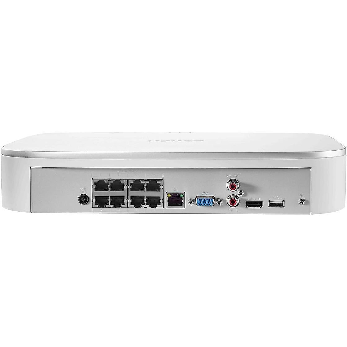 Lorex 4K Ultra HD 8-Channel Fusion Series PoE Network Video Recorder with 2TB Storage, Smart Motion Detection and Smart Home Compatibility