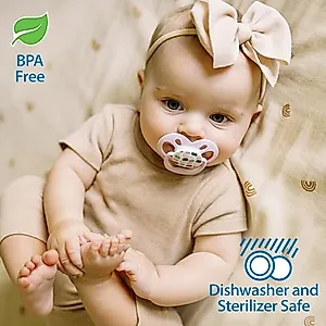 Dr. Brown's Advantage Baby Pacifiers, 6 -18 Month, Blue, 2 Count