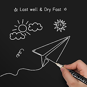 YullTaiy Dual Tip Acrylic Paint Pens Markers, 8 Pack Black White Silver Gold Paint Pens for Wood, Canvas, Stone, Rock Painting, Glass, Ceramic Surfaces, DIY Art Supplies (4 color)