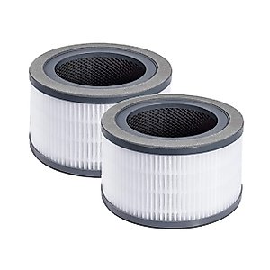 Nispira 3-in-1 True HEPA Carbon Filter Replacement, Compatible with Levoit Vista 200 Air Purifier Vista 200-RF. 2 Packs