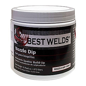 Best Welds Mig Welding Nozzle Gel Tip Dip 16oz Welder 1 LB