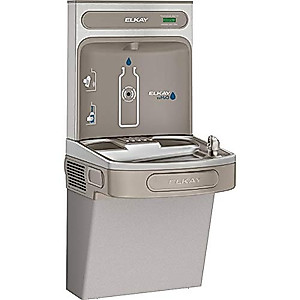 Elkay EZH2O Bottle Filling Station with Single ADA Cooler, Non-Filtered 8 GPH Light Gray