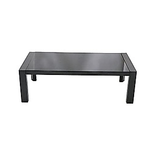 Quality Outdoor Living Monterey 4-Piece Outdoor Deep Seating Conversation Set, Black